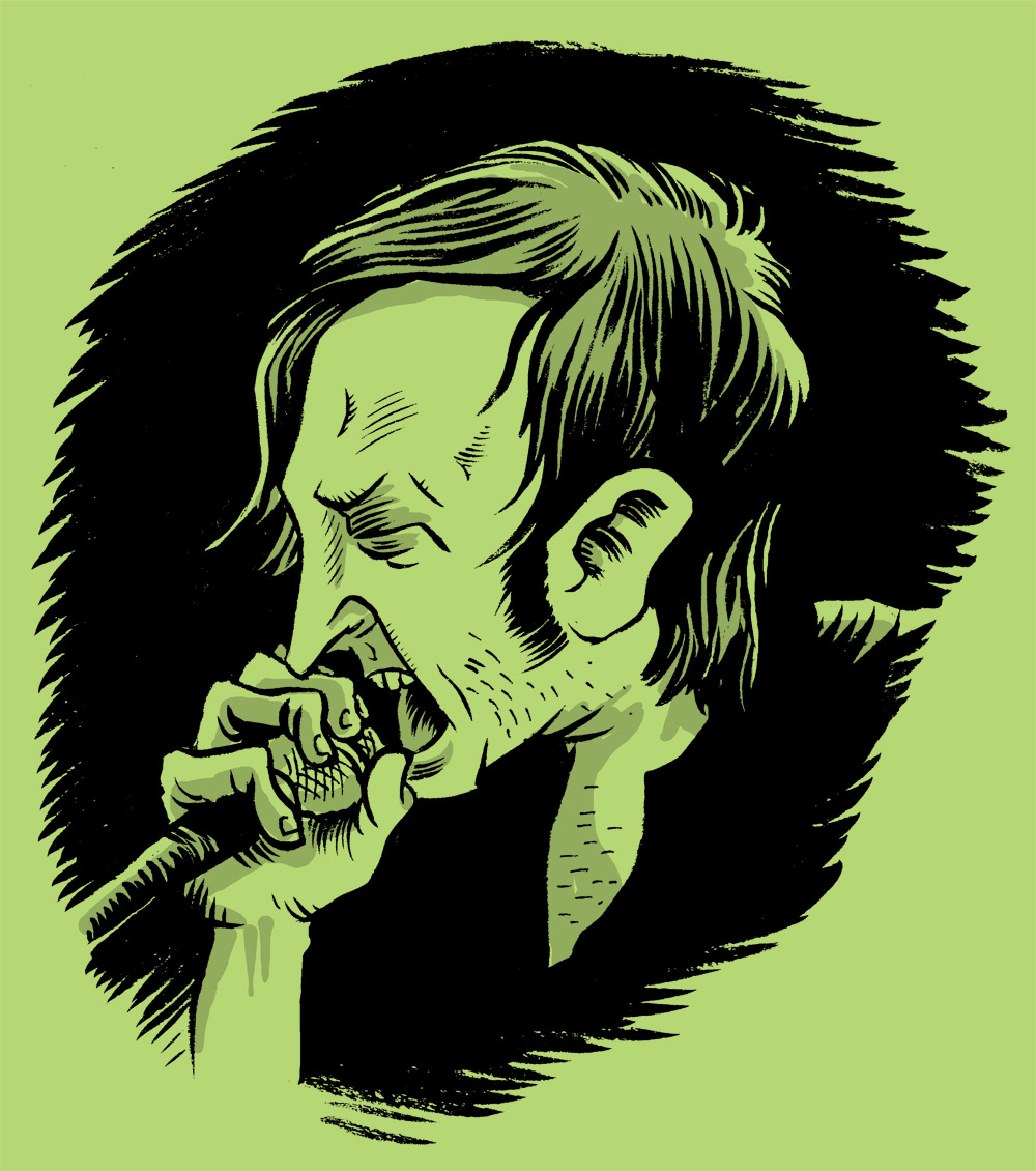 Portrait Night 10/04 (David Yow) – Ben Towle: Comics, Cartooning, Teaching